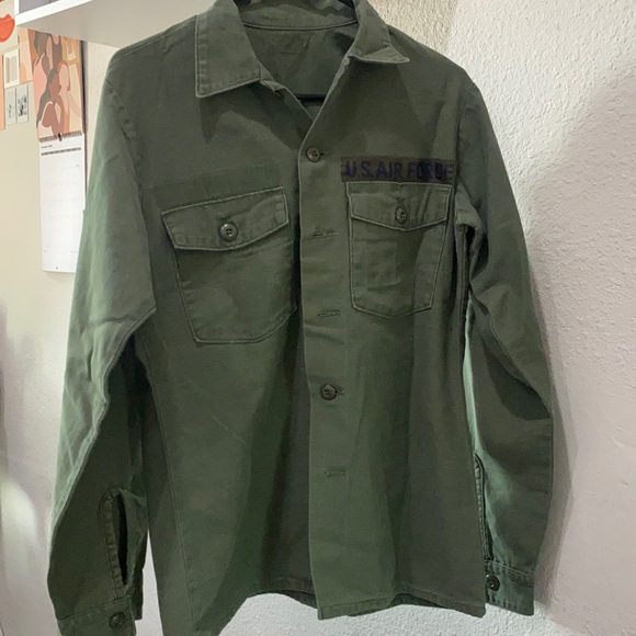 Jackets & Coats | Vintage Army Green Shacket | Poshmark